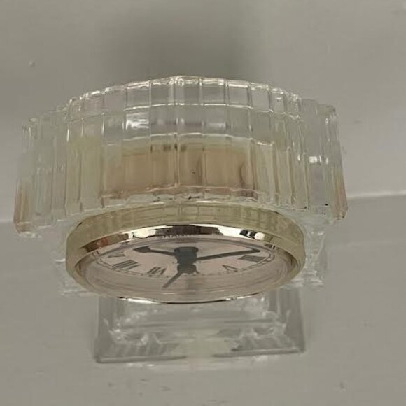 Shannon | Accents | Shannon Crystal Lead Quartz Clock Table Mantel ...